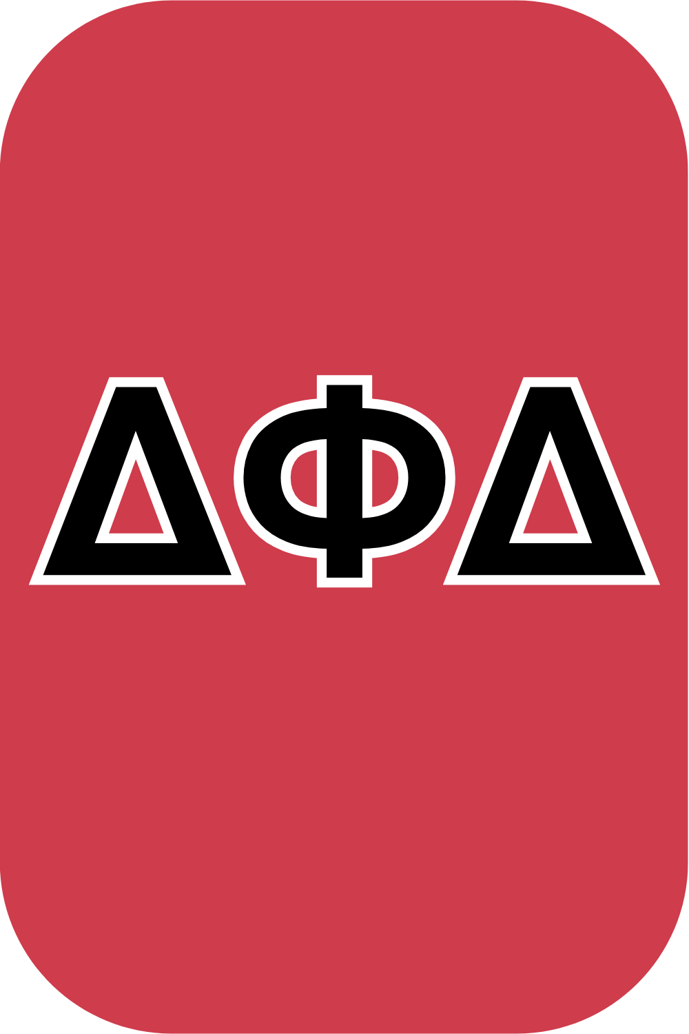 Custom Delta Phi Delta Greek Letters – Kite and Crest