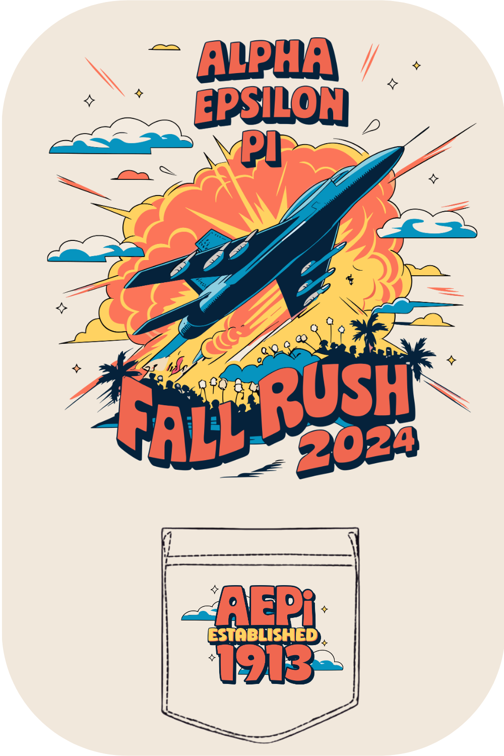 Custom Alpha Epsilon Pi Fall Rush – Kite and Crest