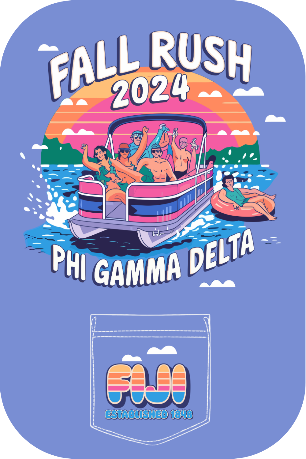 Custom Fall Rush Phi Gamma Delta – Kite and Crest