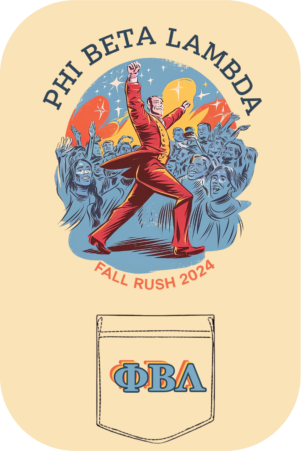 Custom Phi Beta Lambda Fall Rush – Kite and Crest