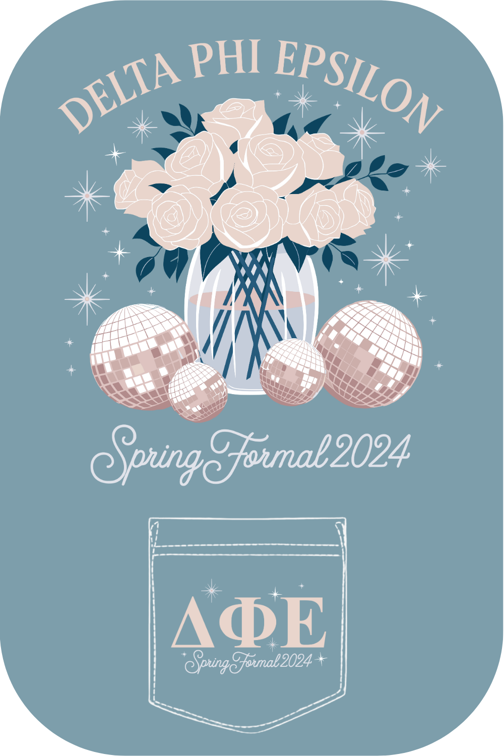 Custom Delta Phi Epsilon Spring Formal – Kite and Crest