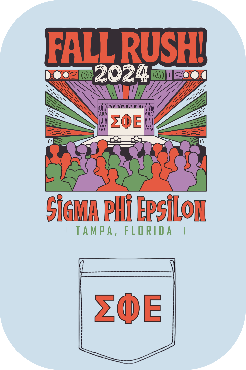Custom Fall Rush Sigma Phi Epsilon – Kite and Crest