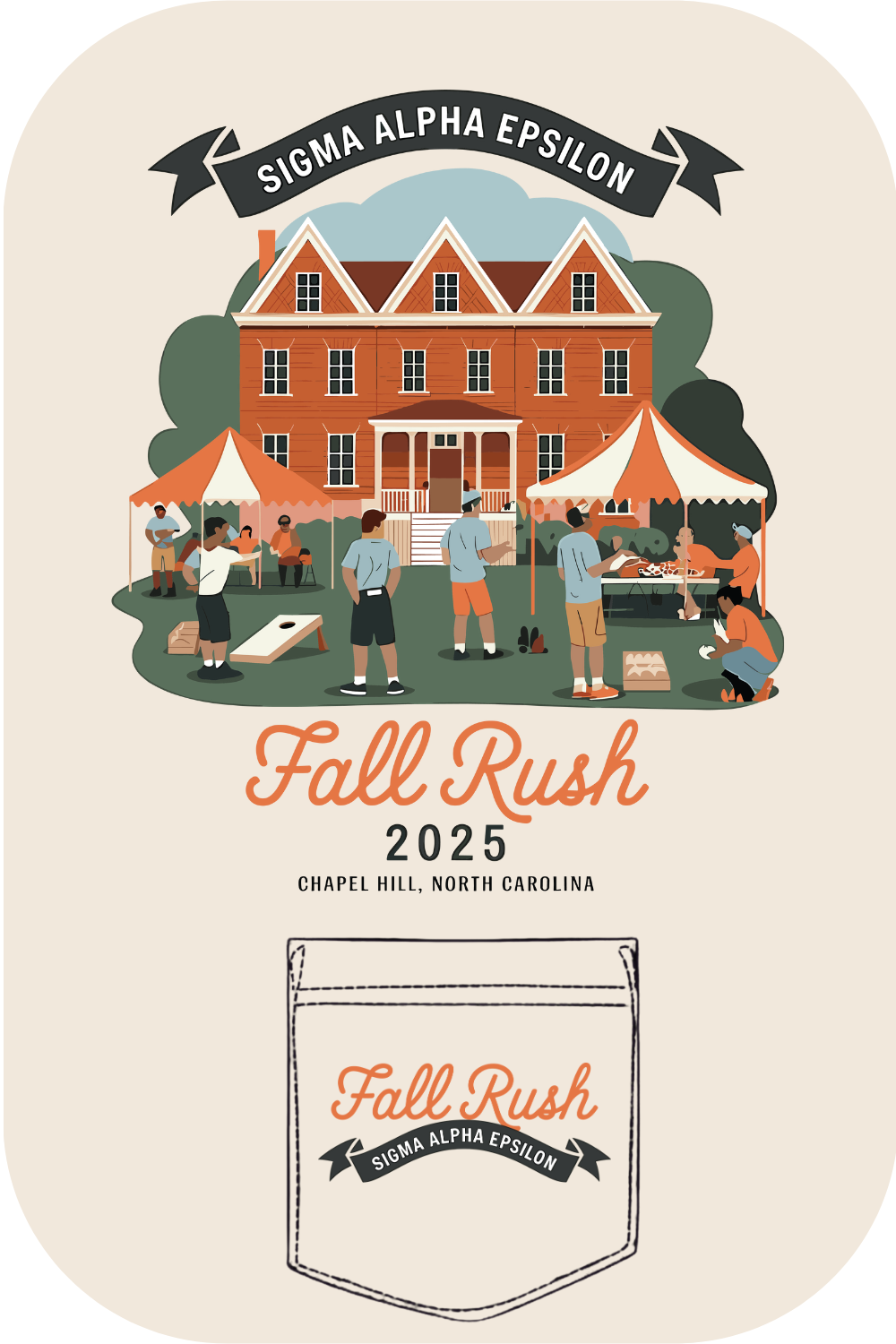 Custom Sigma Alpha Epsilon Fall Rush – Kite and Crest