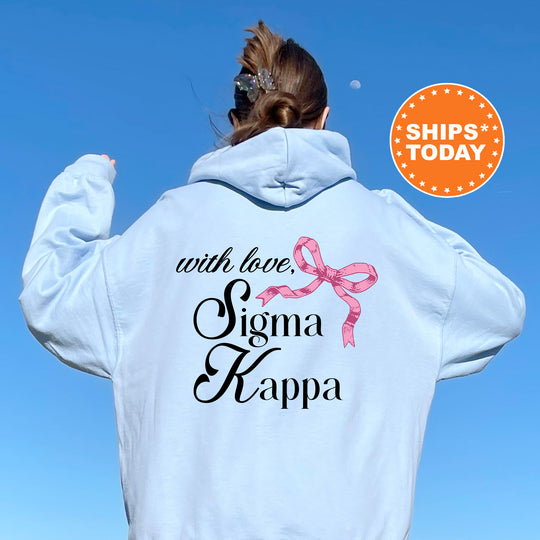 Sigma Kappa Cursive Ties Sorority Sweatshirt – Kite and Crest