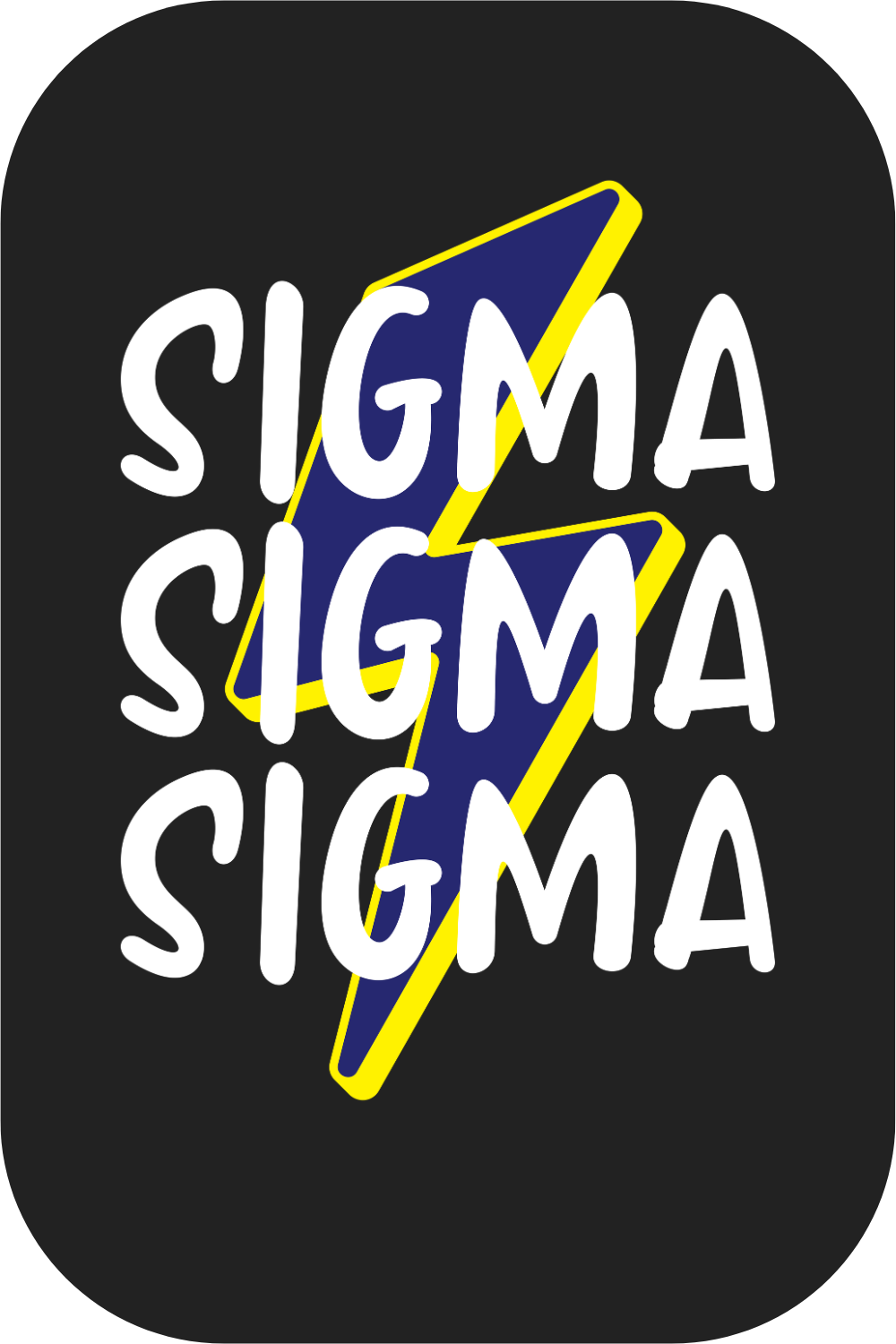 Custom Sigma Sigma Sigma Tri Sigma Lightning Bolt Design – Kite and Crest