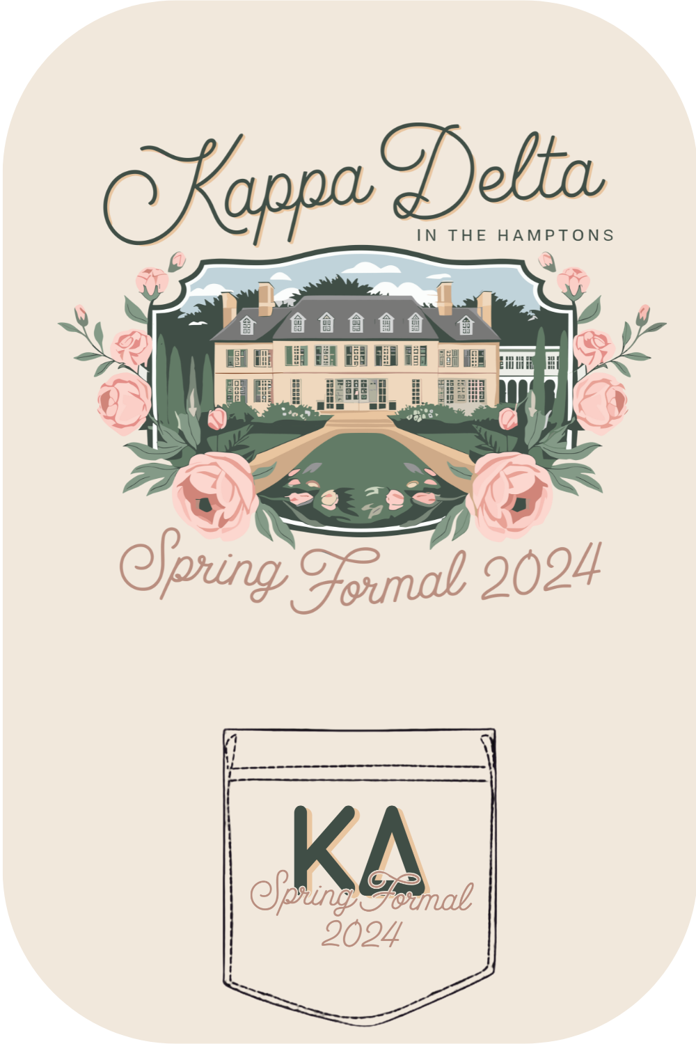 Custom Spring Formal Kappa Delta In The Hamptons – Kite and Crest
