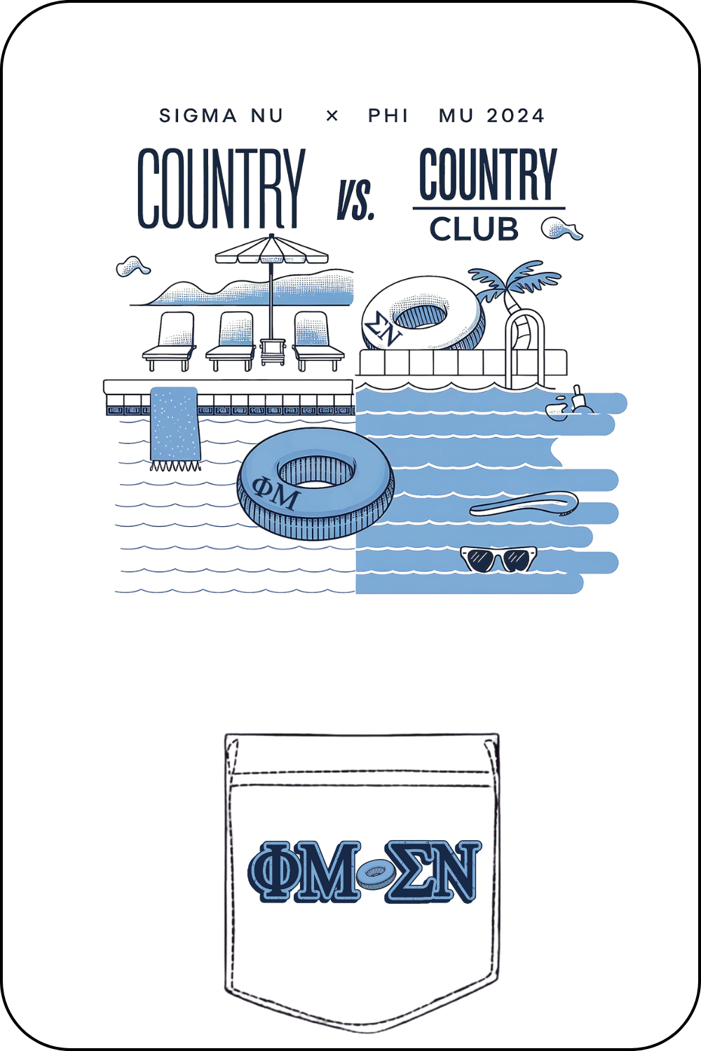 Custom Country Vs Country Club – Kite and Crest