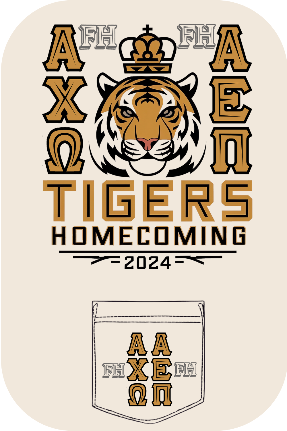 Custom Tigers Homecoming – Kite and Crest