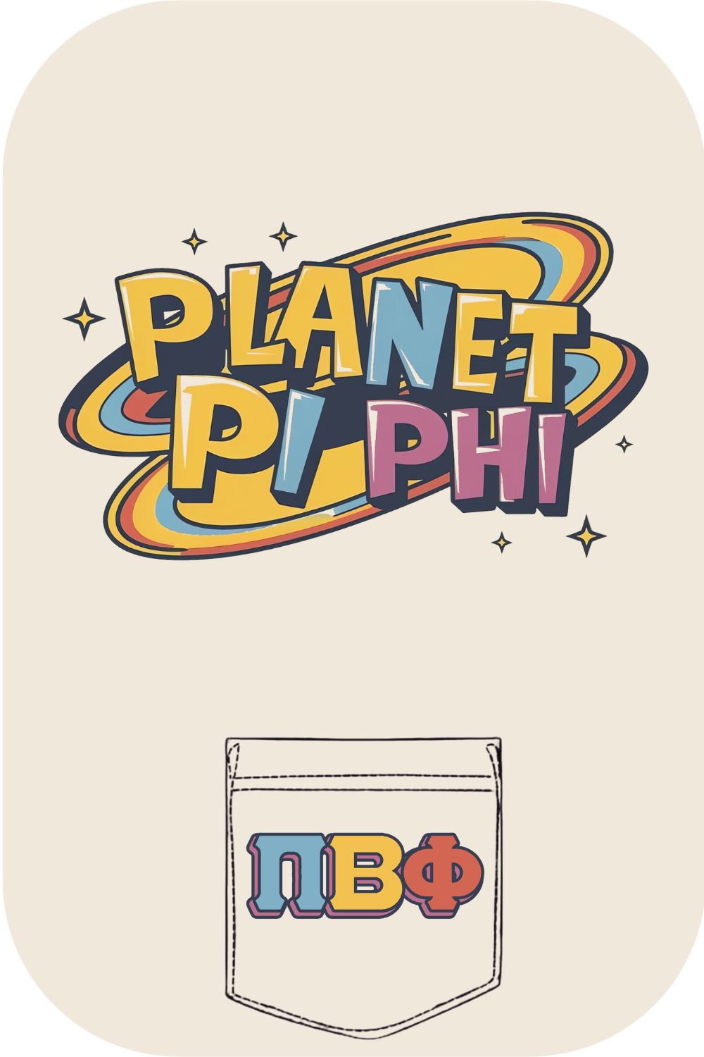 Custom Planet Pi Phi – Kite and Crest