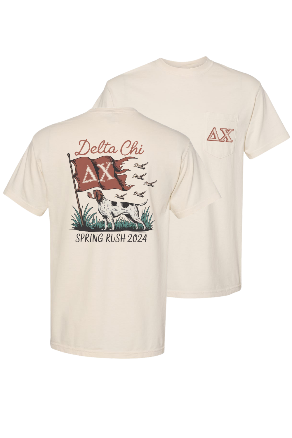 Custom Delta Chi Spring Rush – Kite and Crest