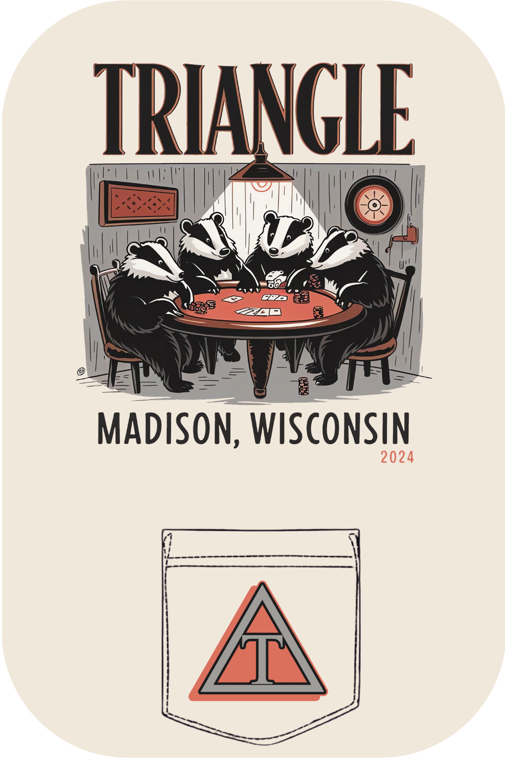 Custom Triangle – Kite and Crest