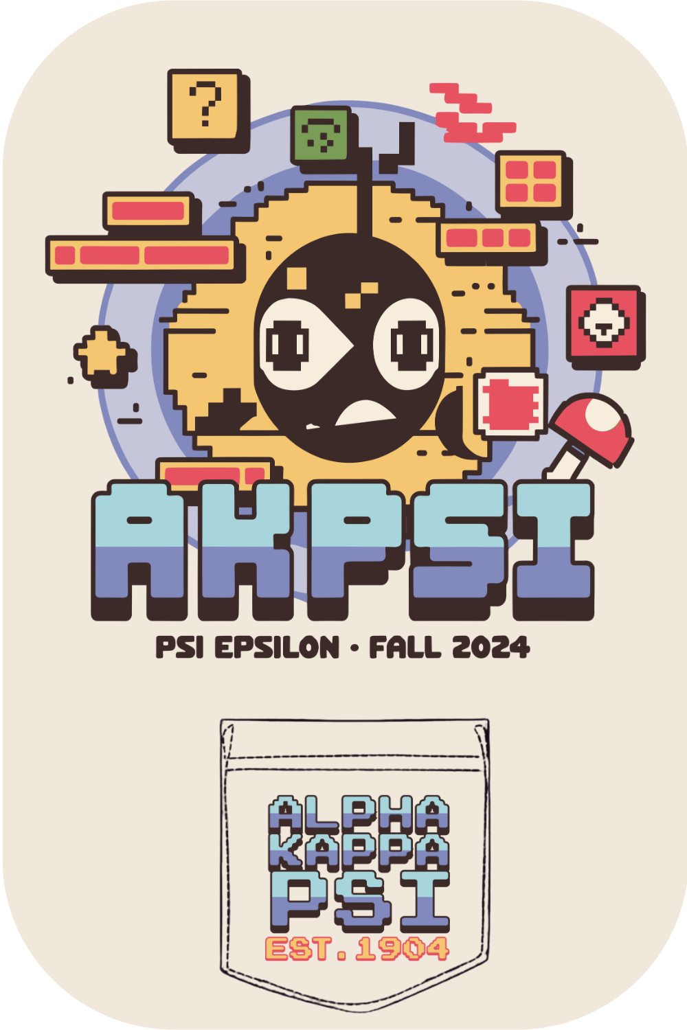 Custom AKPSI Fall – Kite and Crest