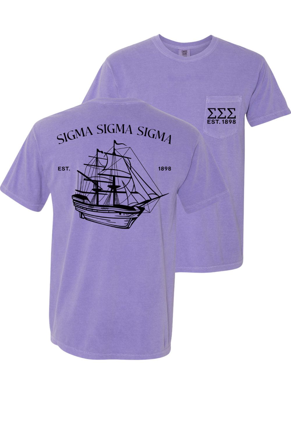 Custom Sigma Sigma Sigma Ship – Kite and Crest