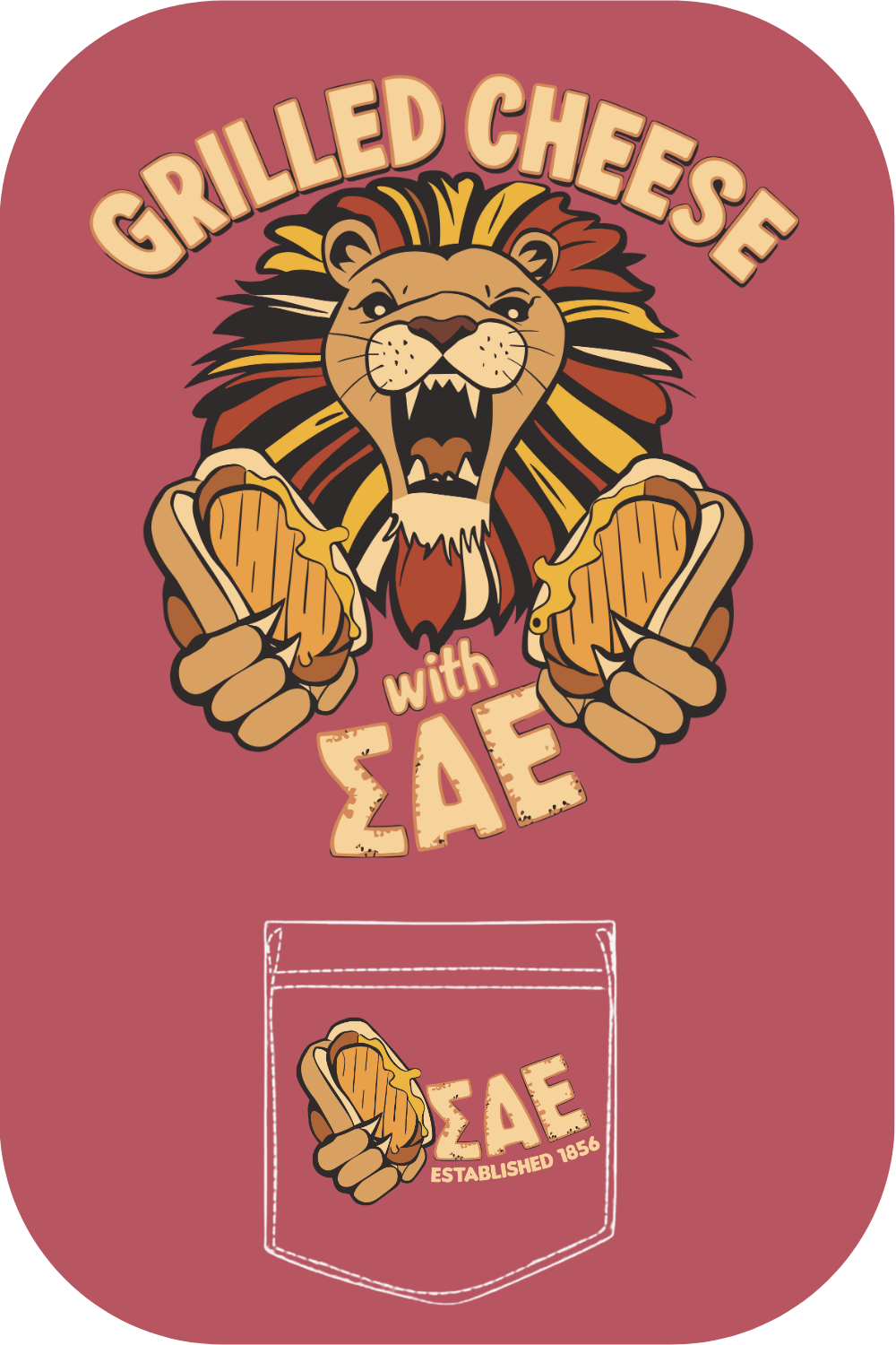 Custom Grilled Cheese With Sigma Alpha Epsilon – Kite and Crest