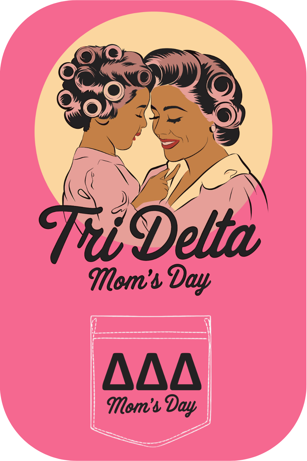 Custom Mother and Daughter Tri Delta Mom's Day – Kite and Crest