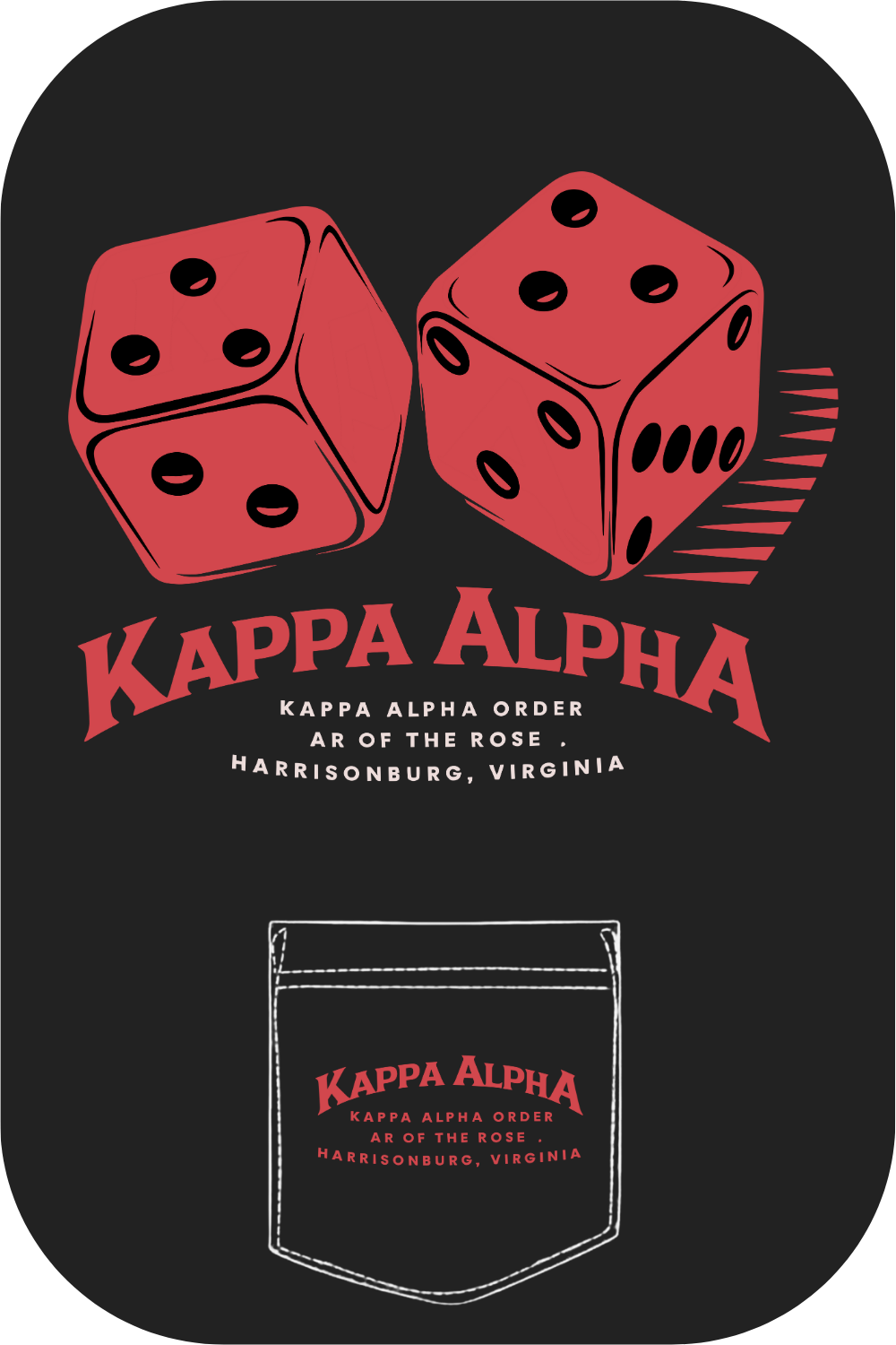 Custom Kappa Alpha Order Art Of The Rose – Kite and Crest