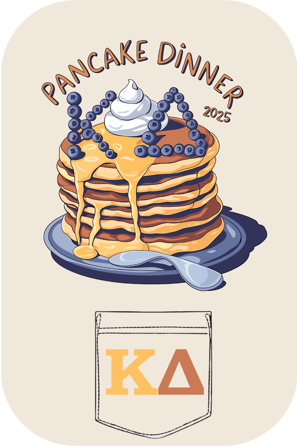 Custom Pancake Dinner Kappa Delta – Kite and Crest