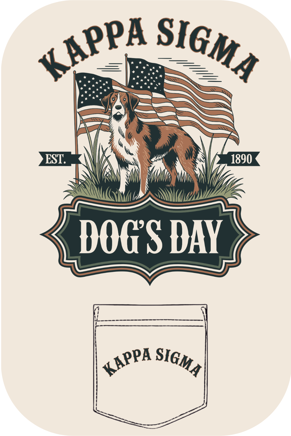 Custom Kappa Sigma Dog's Day – Kite and Crest