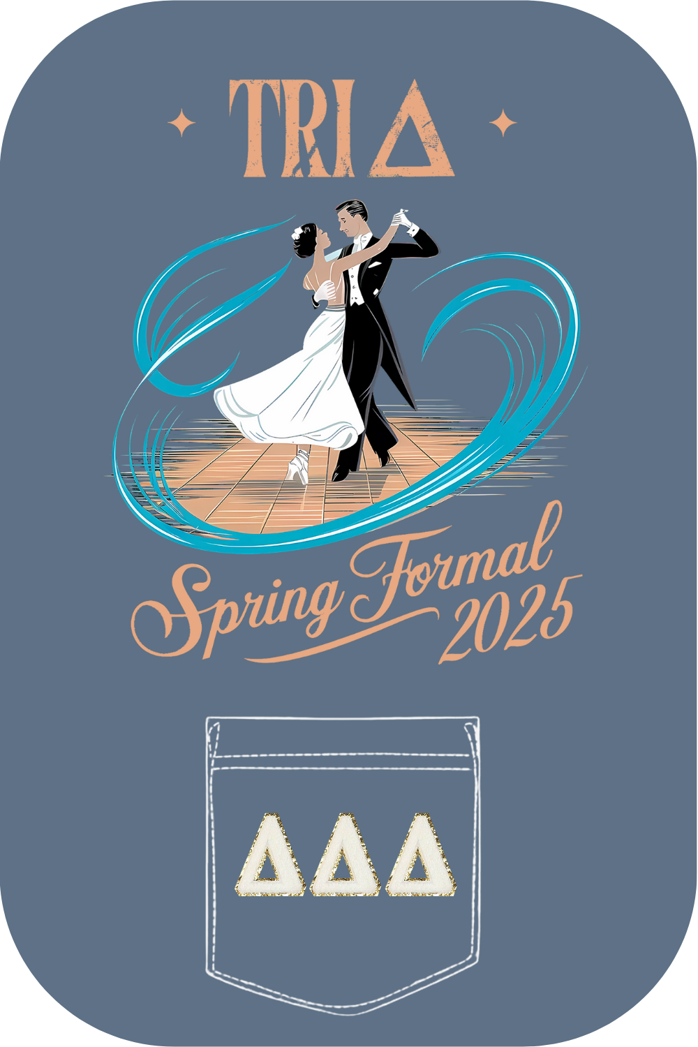 Custom Tri Delta Spring Formal – Kite and Crest