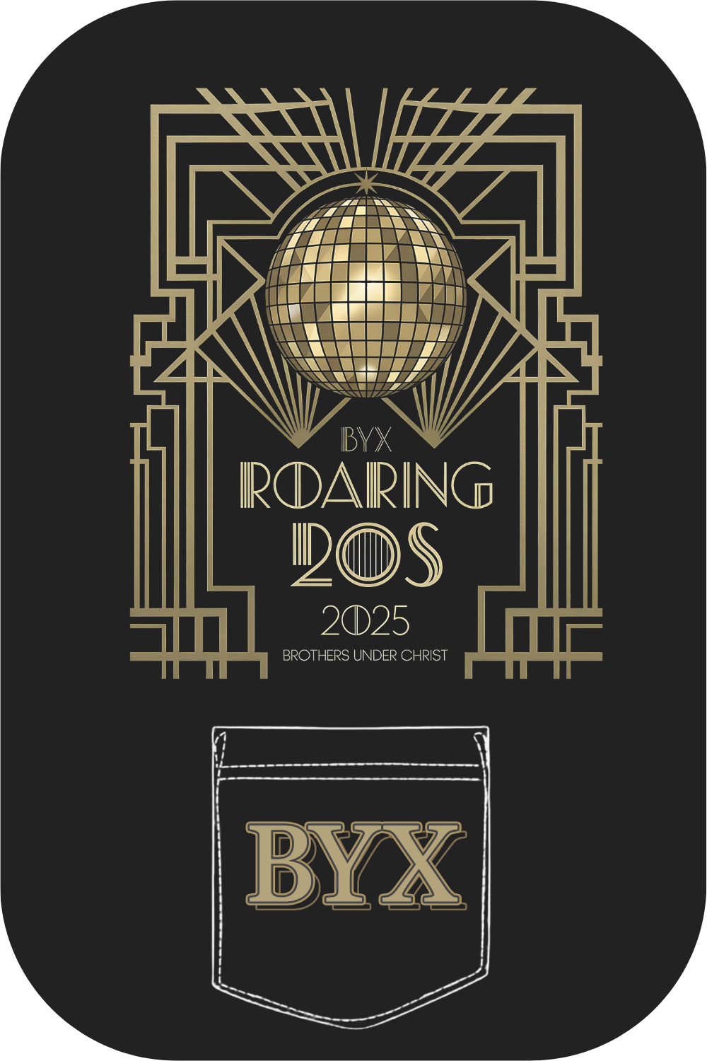 Custom Roaring 20s Beta Upsilon Chi – Kite and Crest