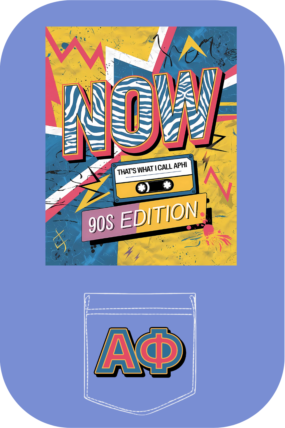 Custom Alpha Phi 90s Edition – Kite and Crest