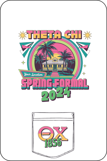 Custom Theta Chi Spring Formal Date Night – Kite and Crest